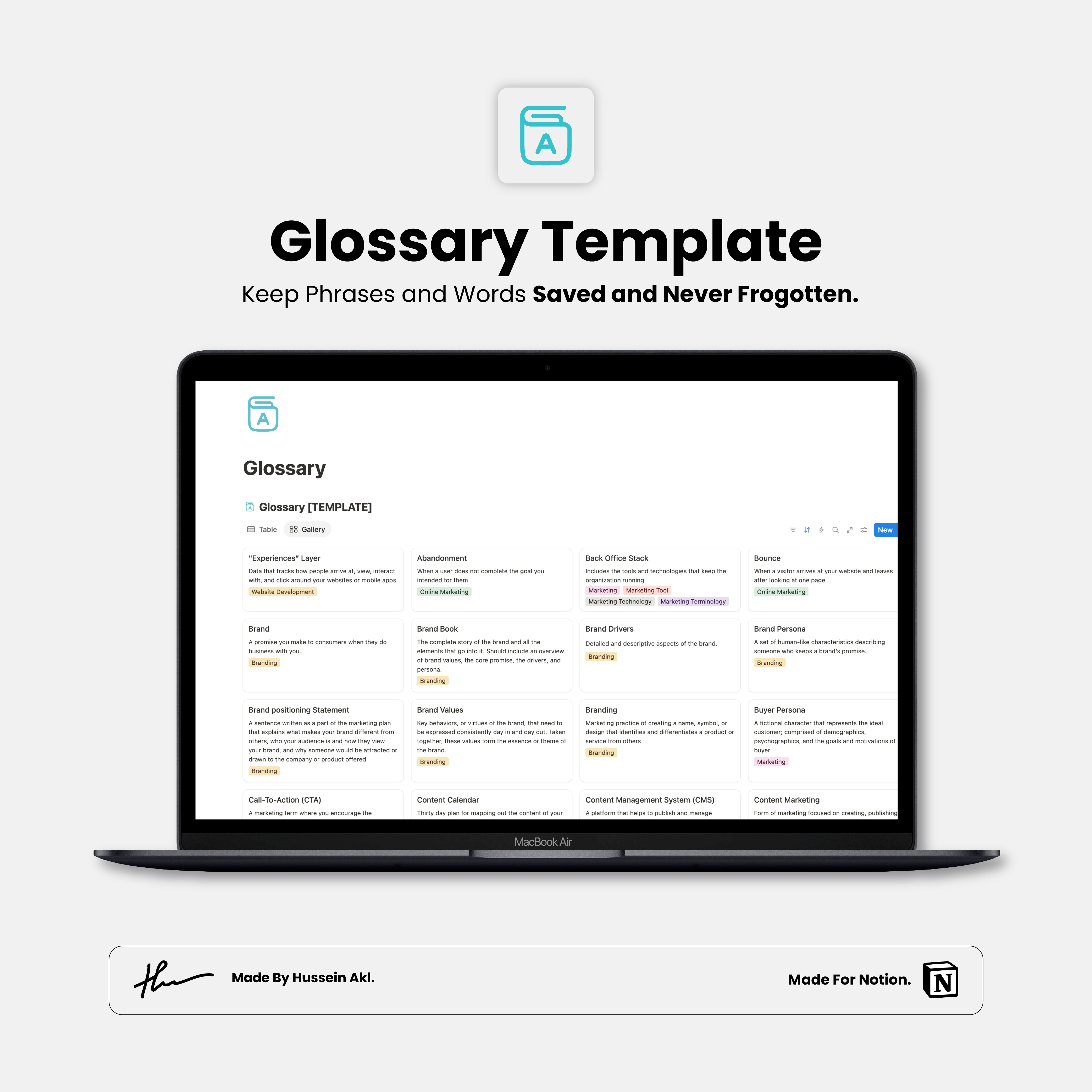 Glossary Template – HA Notion